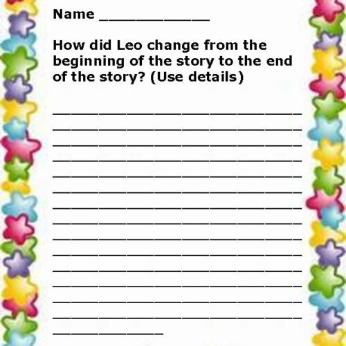 LEO THE LATE BLOOMER READING & EXTENSION ACTIVITIES UNIT - Classful