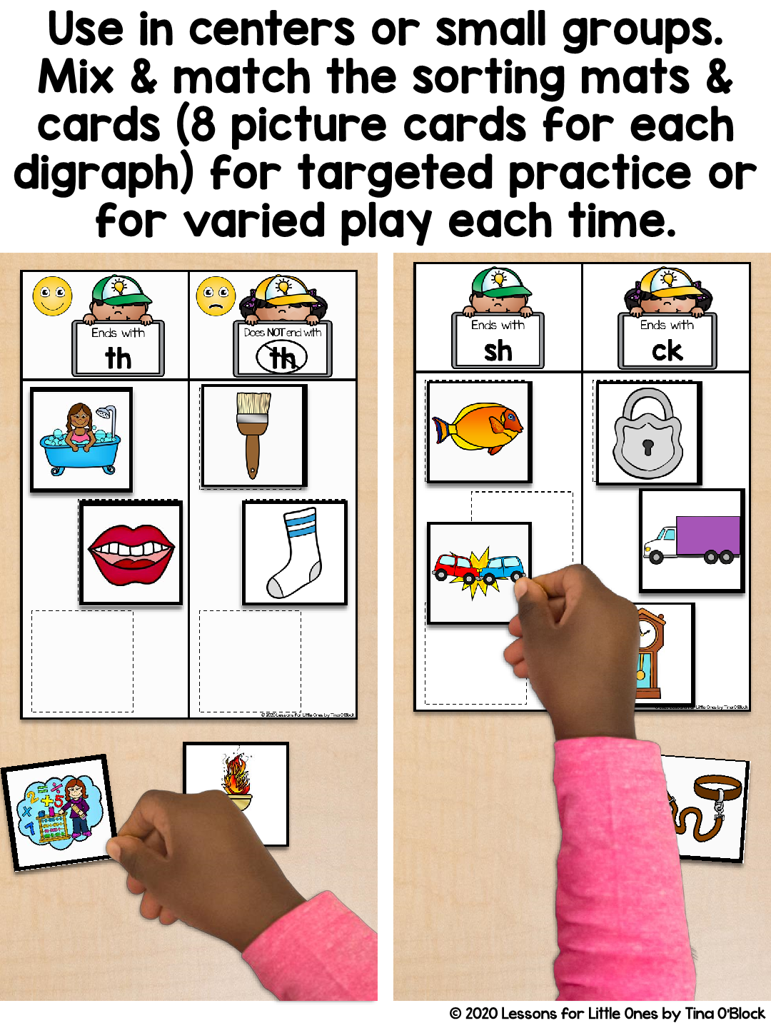Ending Digraphs sh th ch ck Activities (Sorting Mazes Digraph Hunts ...