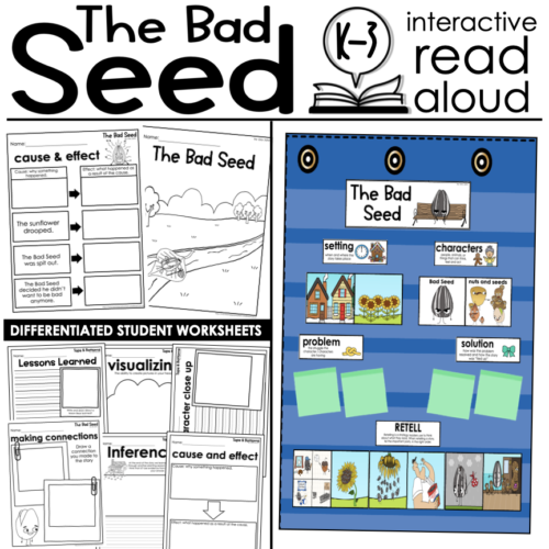 The Bad Seed Interactive Read Aloud | RETELL + Sequencing Craft ...
