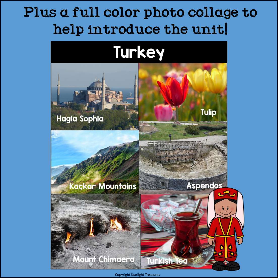 Turkey Mini Book for Early Readers - A Country Study - Classful