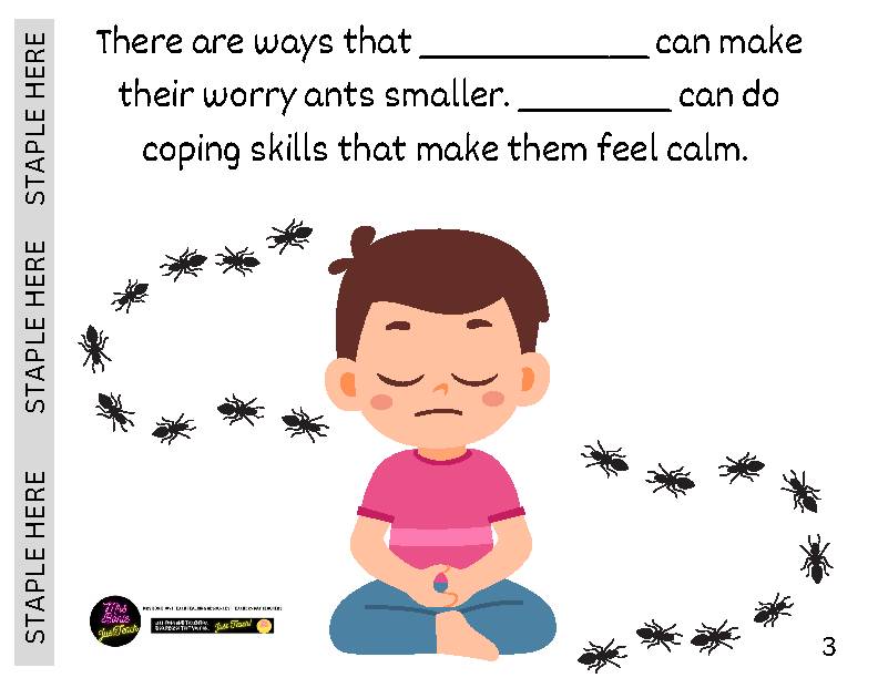 My Worry Ants- A Social Story for Worry/Anxiety- Personalized Book ...