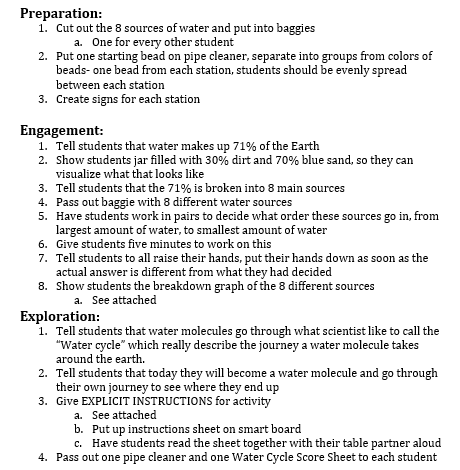 Water Wonders- Science STEM Lesson- Percentage of Water on Earth ...
