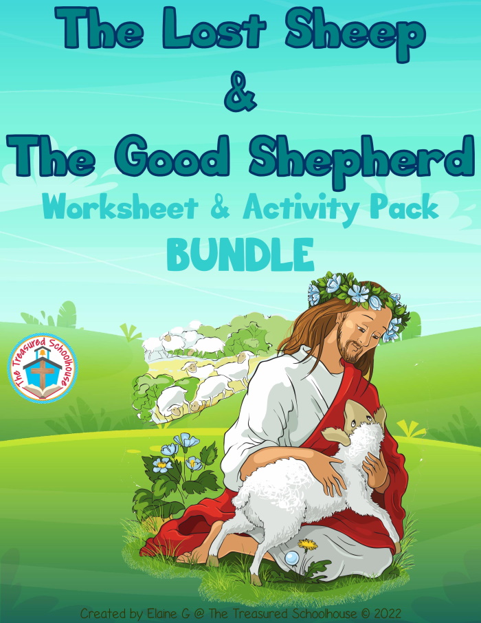 The Lost Sheep and Good Shepherd Worksheet & Activity Pack BUNDLE ...