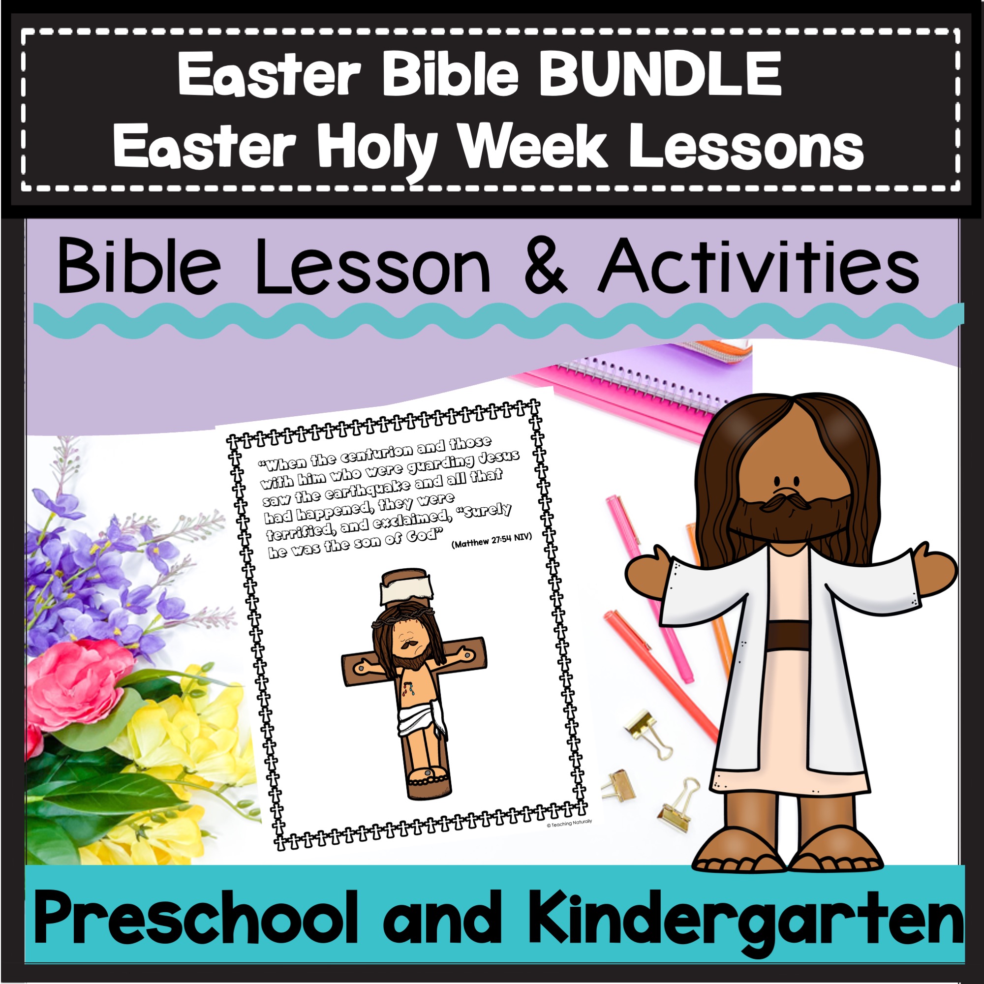 Easter Bible Lesson and Activities Bundle for Preschool and ...