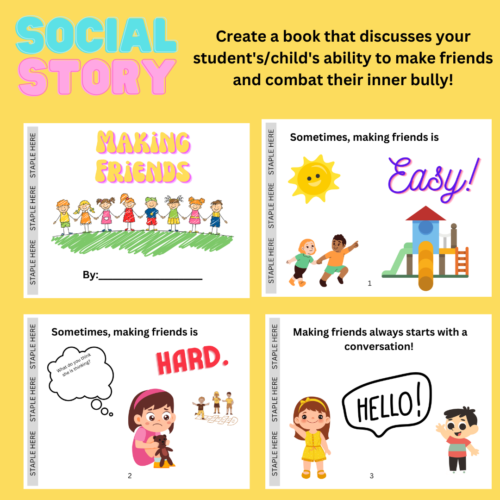 Social Story- Making Friends- An Interactive Social Story Book- SEL ...