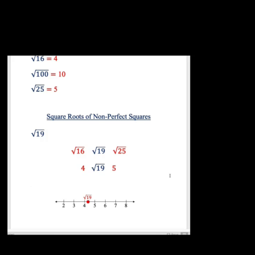 Square (and Cube) Roots Introduction Full Lesson Plan & Performance ...