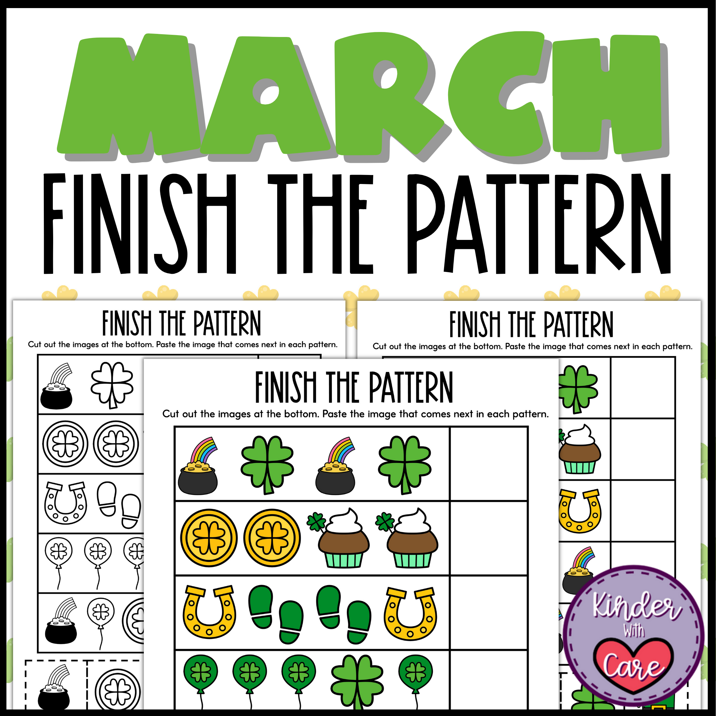 Cereal-sy Lucky Addition and Subtraction Worksheets - Classful