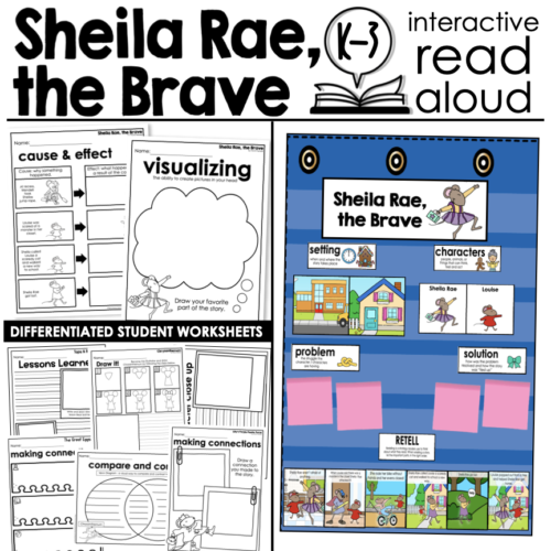 Sheila Rae the Brave Craft + Read Aloud | Sequencing | Kevin Henkes ...
