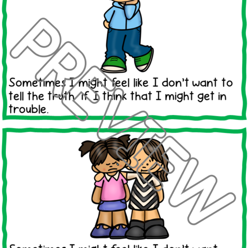Telling the Truth and Honesty Social Skills Story - Classful
