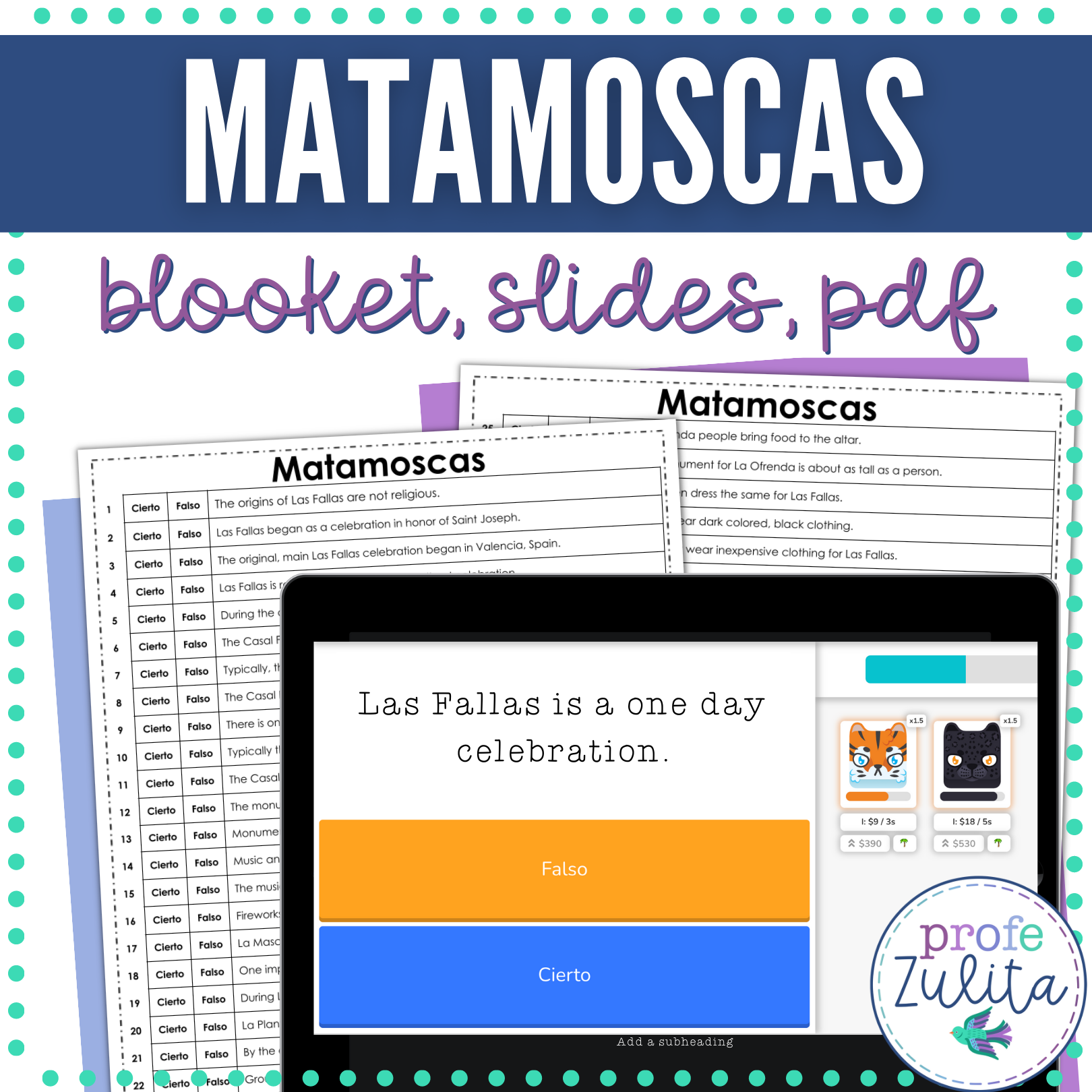 Las Fallas Celebration Readings - Spanish Culture Gallery Walk - Classful