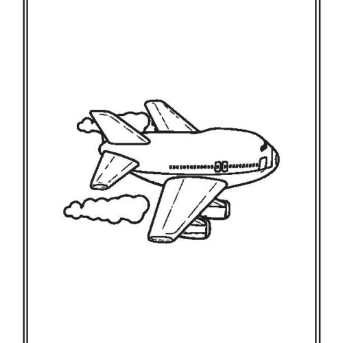 10 Airplane Coloring Pages for Kids! Printable Digital Download - Classful