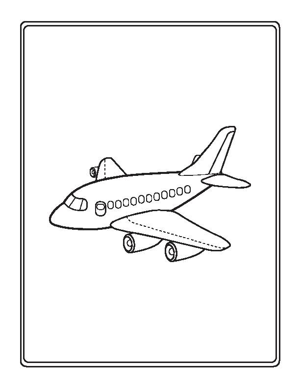 10 Airplane Coloring Pages for Kids! Printable Digital Download - Classful