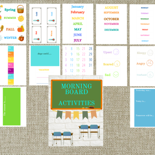Morning Board Printable - Classful