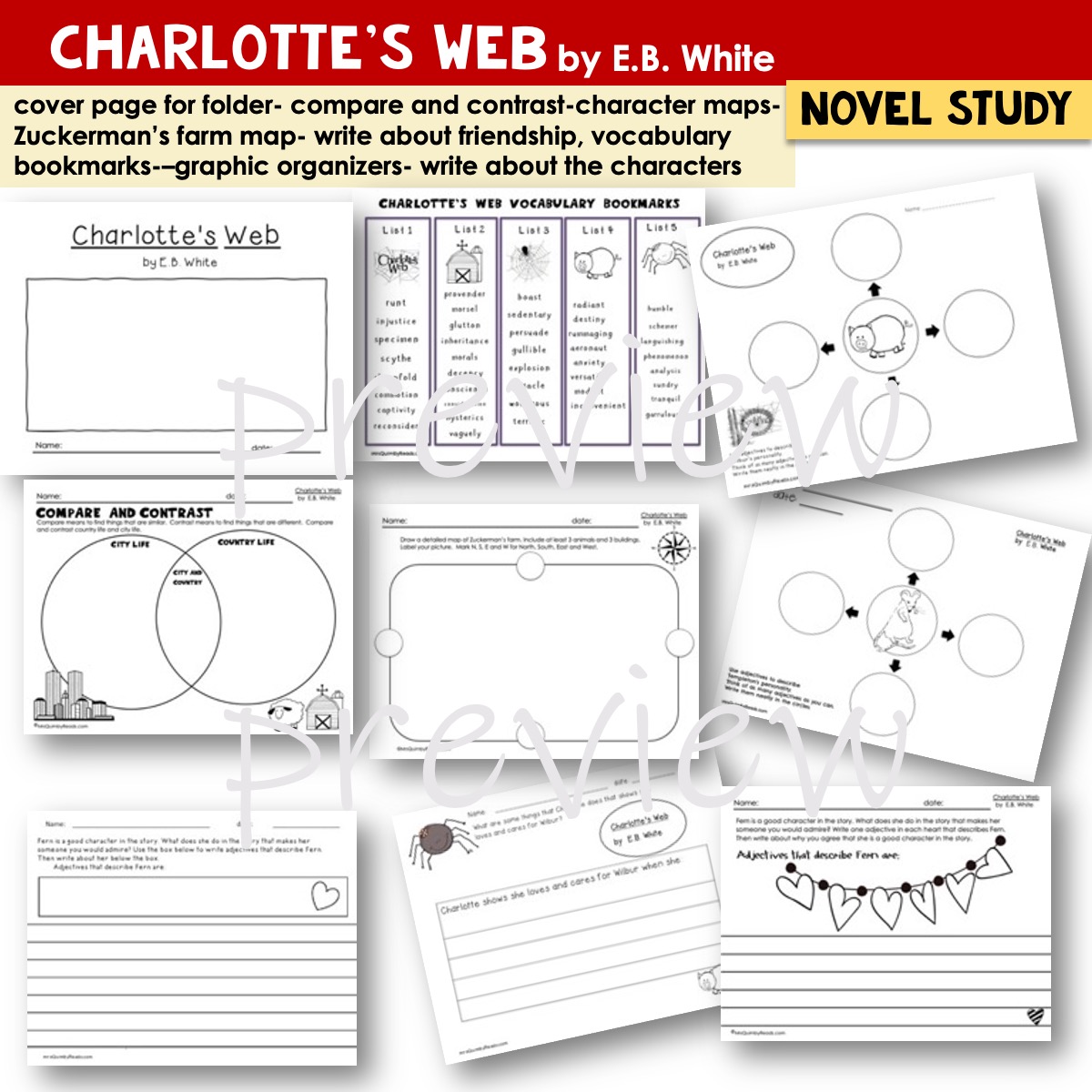 Charlotte's Web | Book Companion | Children's Literature | Reading ...