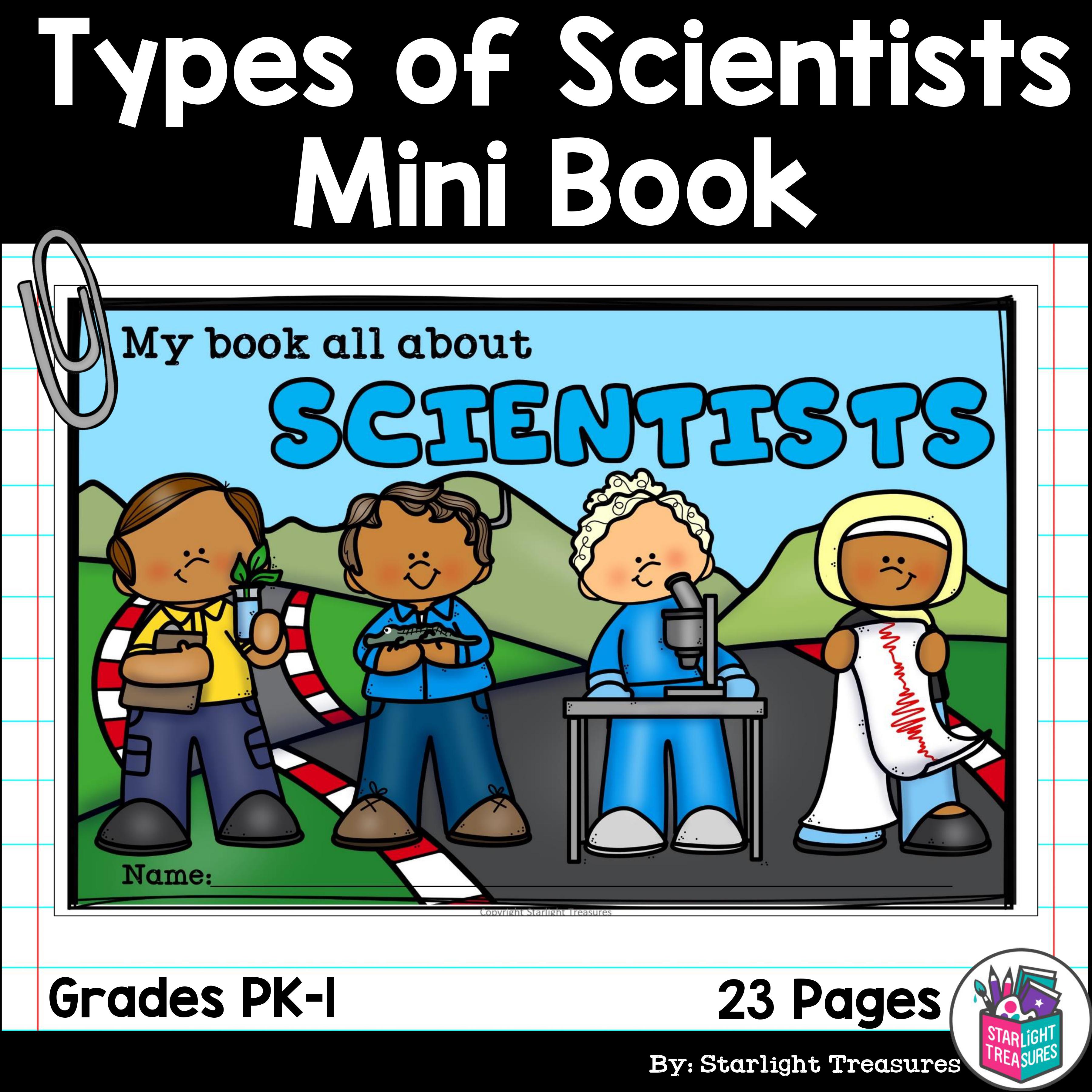 Types of Scientists Mini Book for Early Readers - Classful
