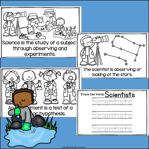 Types of Scientists Mini Book for Early Readers - Classful
