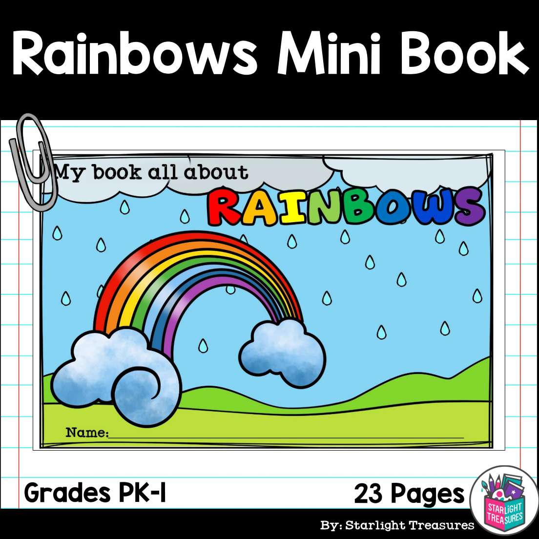 All About Rainbows Mini Book for Early Readers- Physical Science ...