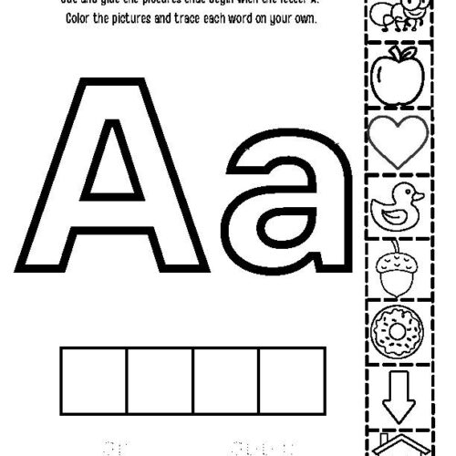 Alphabet Cut, Paste, and Trace - Classful