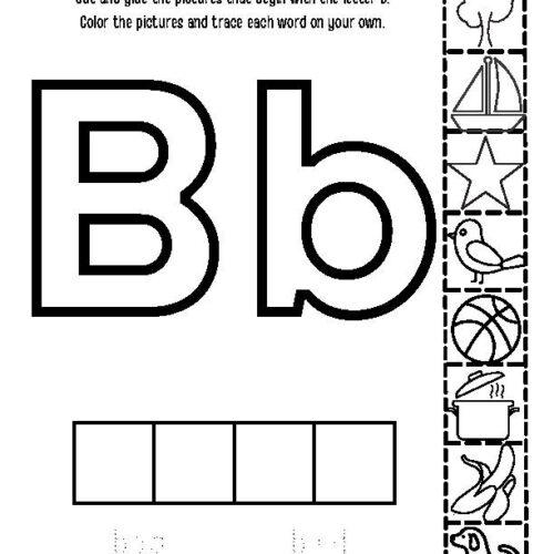 Alphabet Cut, Paste, and Trace - Classful