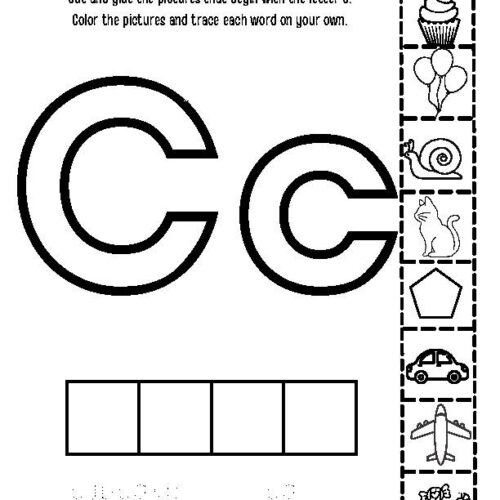 Alphabet Cut, Paste, and Trace - Classful