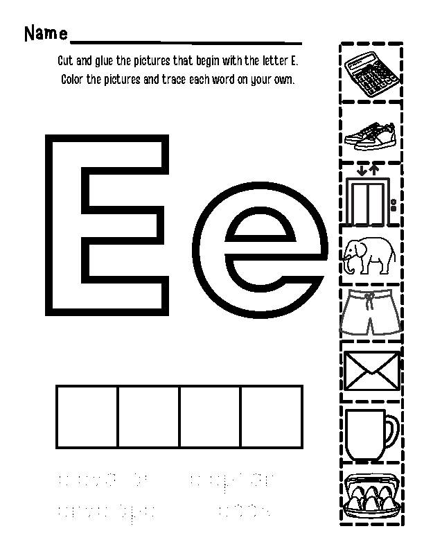Alphabet Cut, Paste, and Trace - Classful
