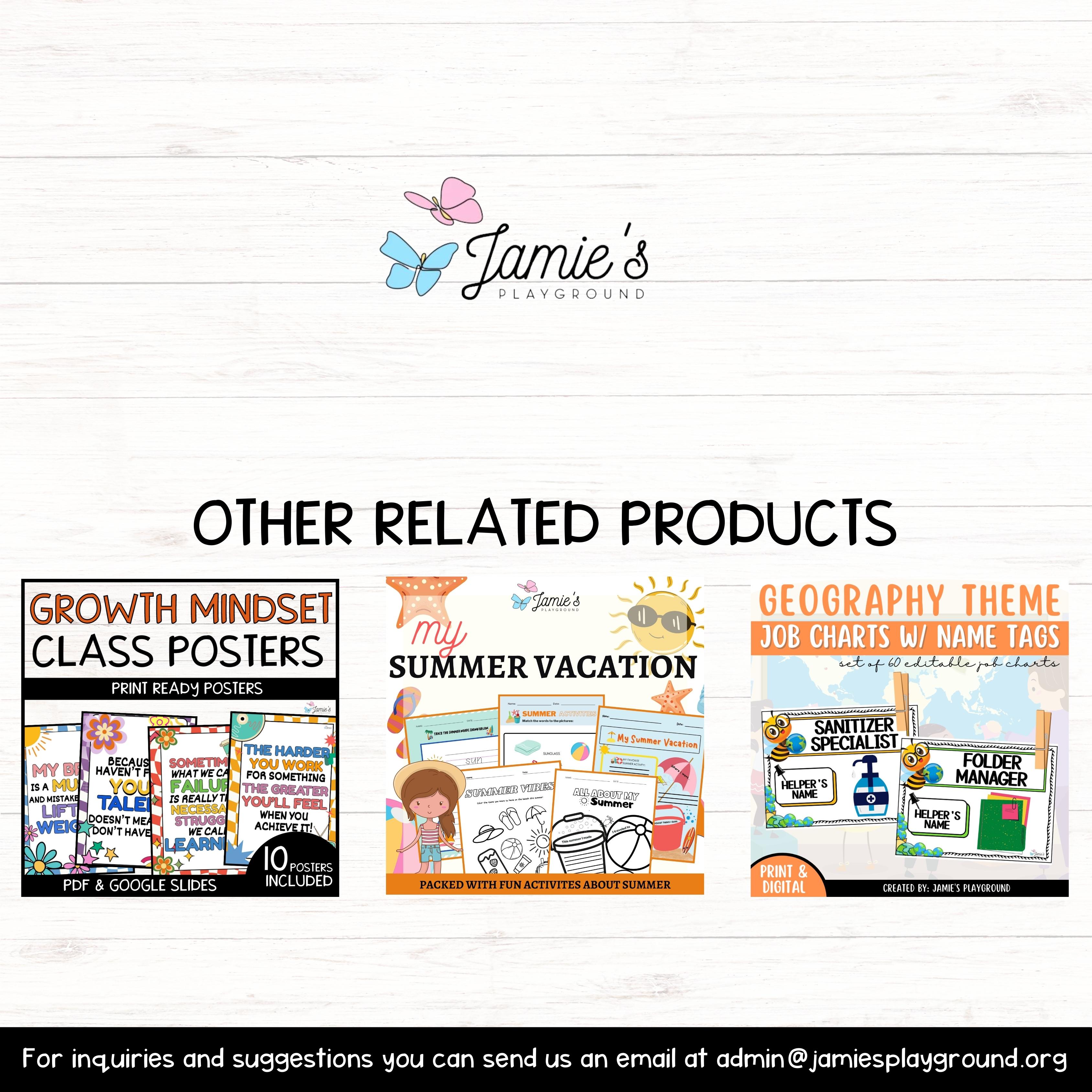 Growth Mindset Poster Display Plaid Classroom Decor and Bulletin Board ...