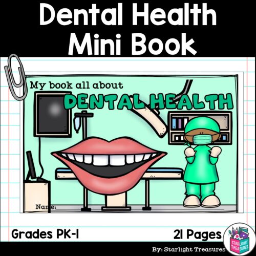 Dental Health Mini Book for Early Readers- Dental Health Month - Classful