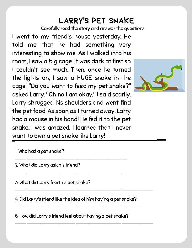 Short Stories WH-Question Packet - Classful