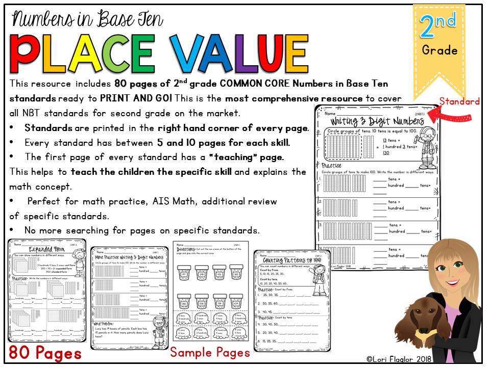 Place Value 2nd Grade Math Common Core Standards - Classful