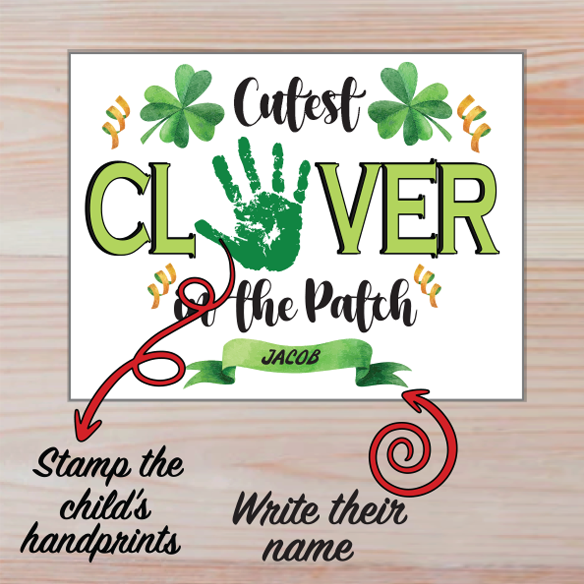 St Patrick's Day Handprint Art | Handprint Craft | St Patricks Activity ...