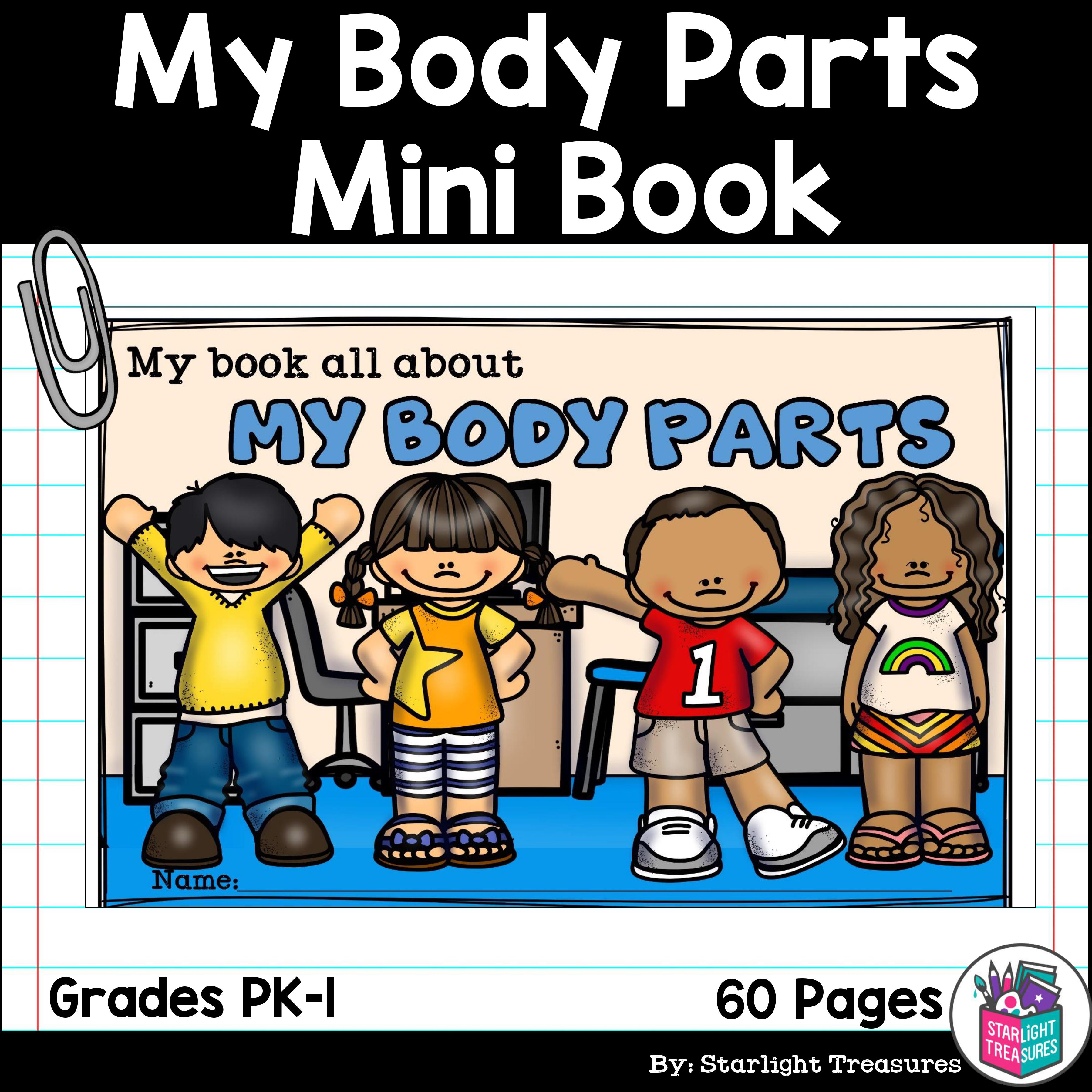 My Body Parts Mini Book for Early Readers