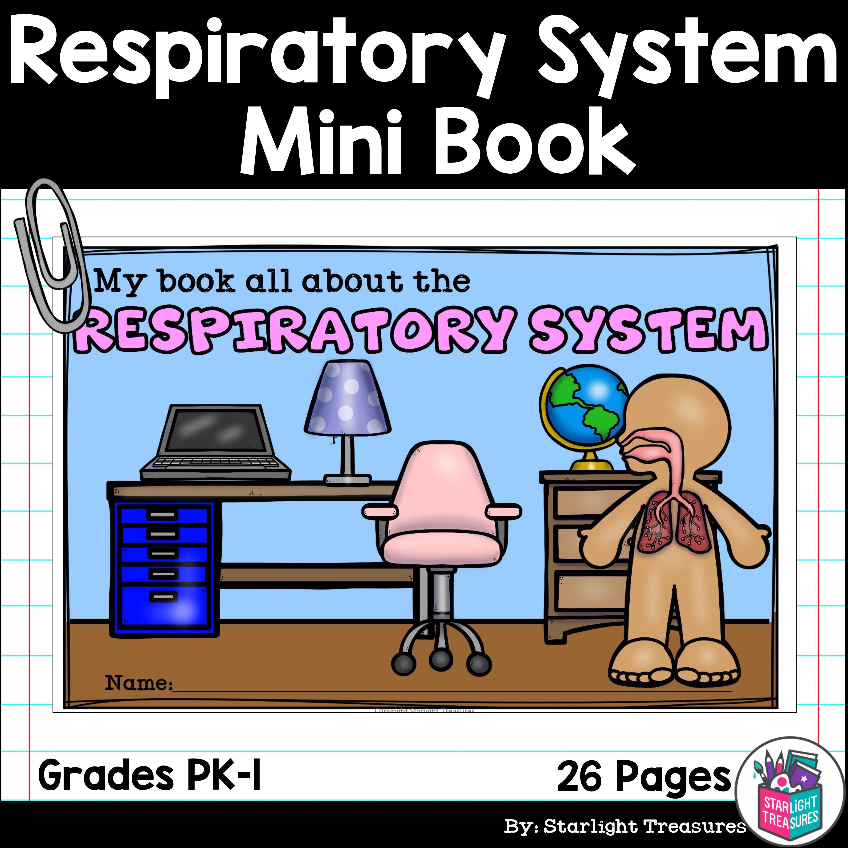 Human Body Systems- Respiratory System Mini Book for Early Readers ...