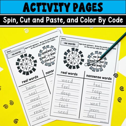 Long Vowel E Phonics Worksheets and Printable Activities - Classful