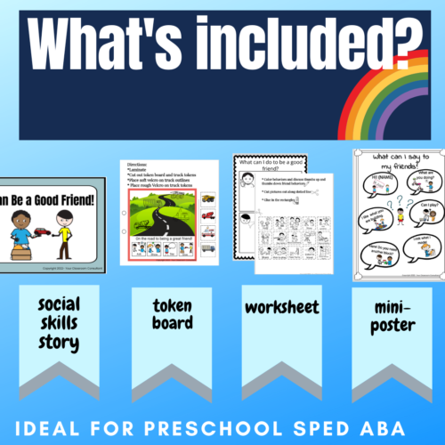 Social Skills Story and Autism Visual Supports to Teach Friendship ...