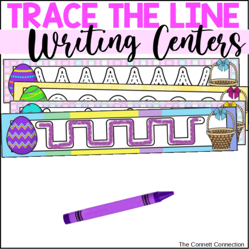 Easter Prewriting Tracing Lines - Classful