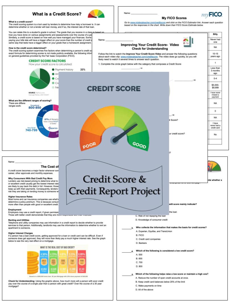 Consumer Math and Financial Literacy Activities & Projects GROWING ...