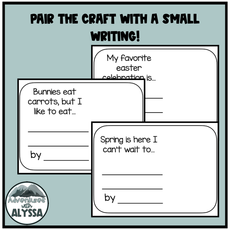 Easter Craft and Writing - Classful