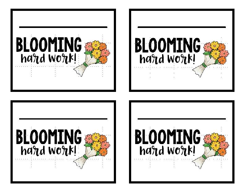 Positive Behavior Notes- Spring Themed Positive Notes Home - Classful