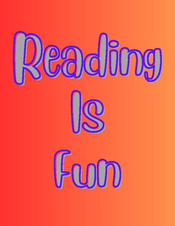 Set of 4 Reading is Fun Digital Posters - Instant Download in 4 Color ...