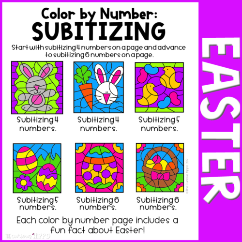Easter Color by Number - Classful