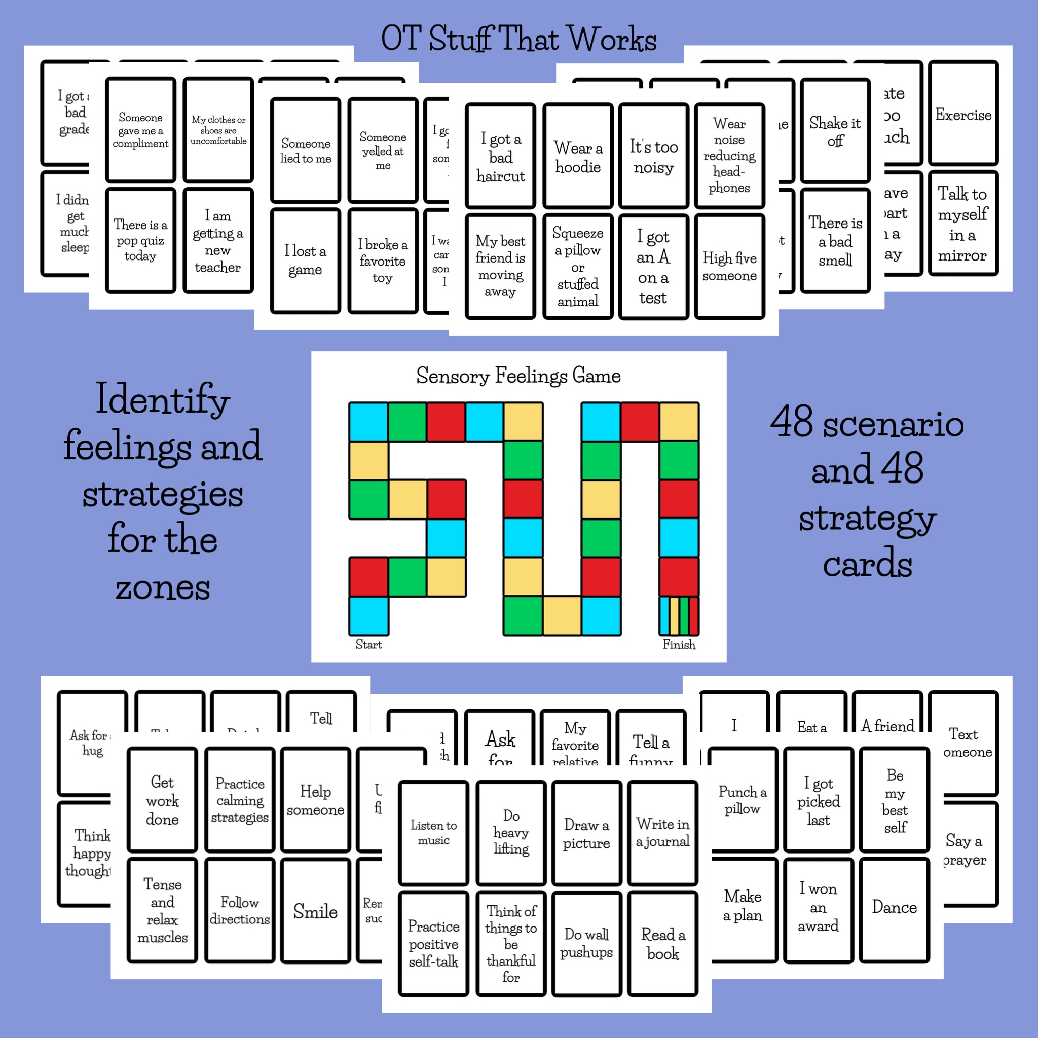 Sensory Feelings Board Game - Classful