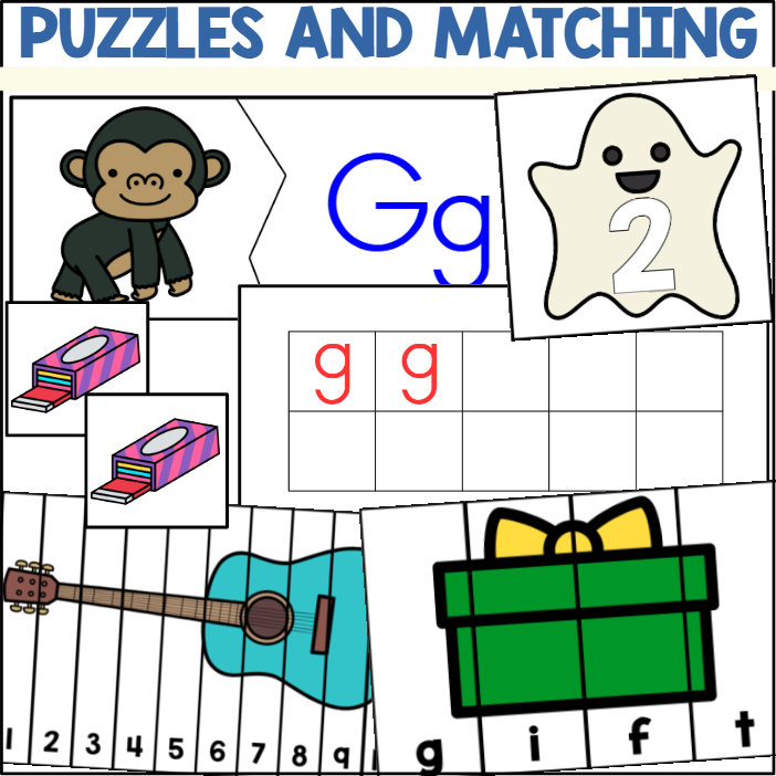 Letter G Hands On Centers - Classful