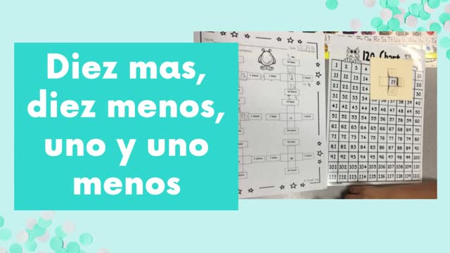 Diez mas, diez menos, uno mas, uno menos - Classful