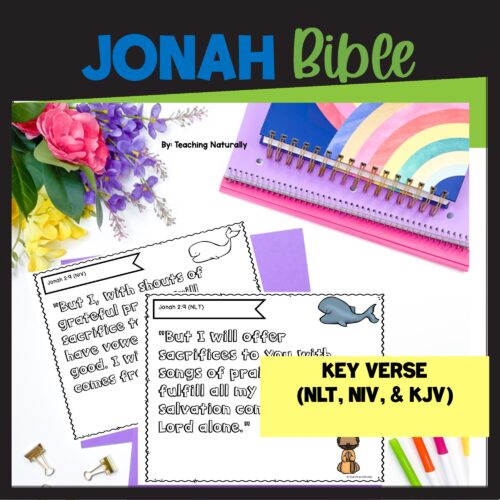 Jonah and the Big Fish Whale Bible Lesson with visuals and activities ...