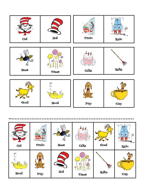 Dr. Seuss Rhyming - Classful