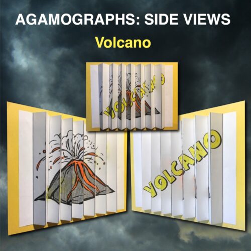NATURAL DISASTERS - 13 Agamographs (Volcanoes, Earthquakes, Tornadoes ...