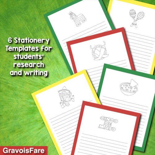 Cinco de Mayo Activities and Crafts- Three Color-by-Number Agamographs ...