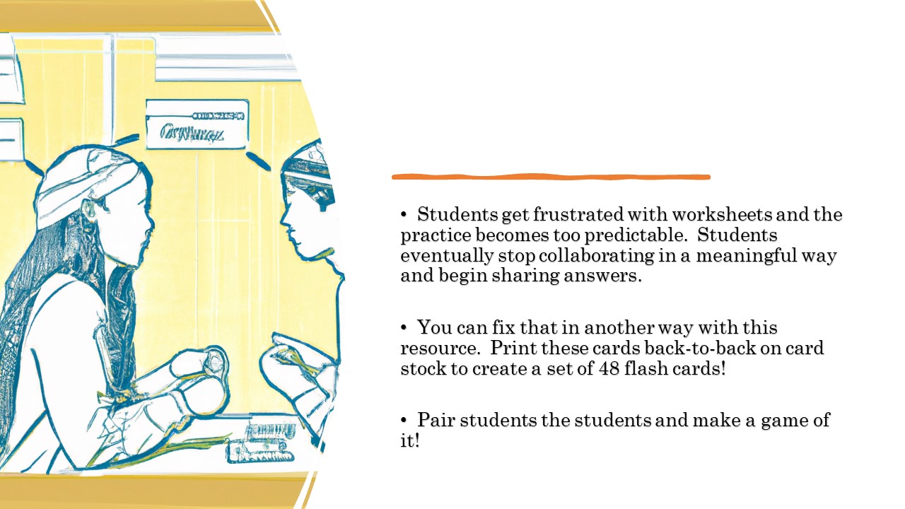 Factoring Quadratic Expressions Card Sort or Flashcard Activity - Classful