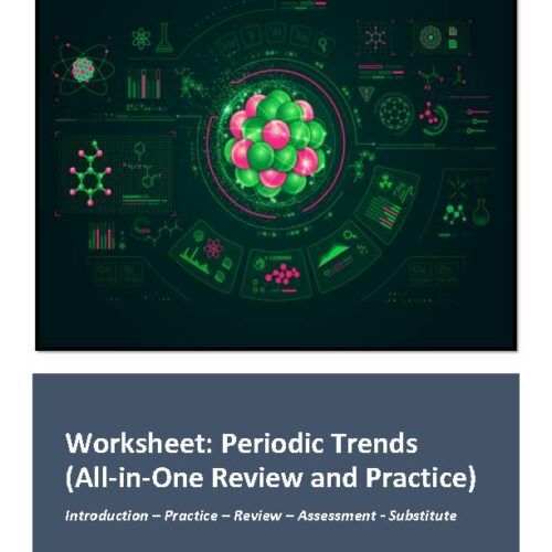 Chemistry / Physical Science Worksheet- Periodic Trends - Classful