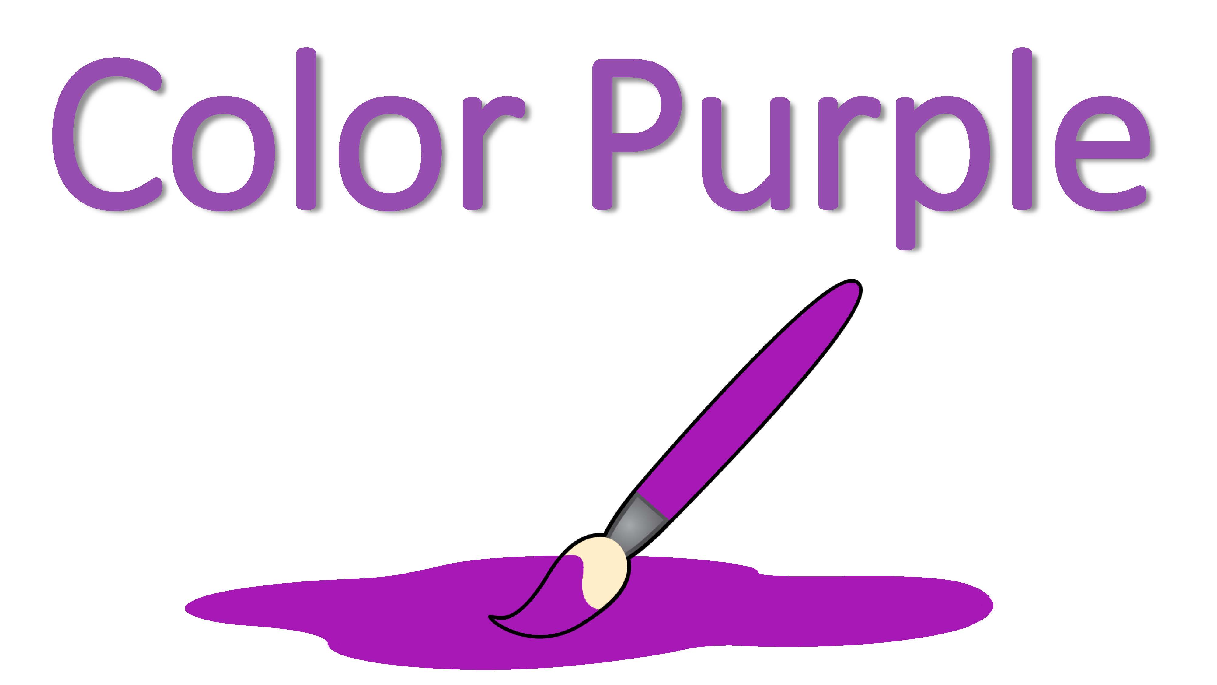 Color Purple Clipart